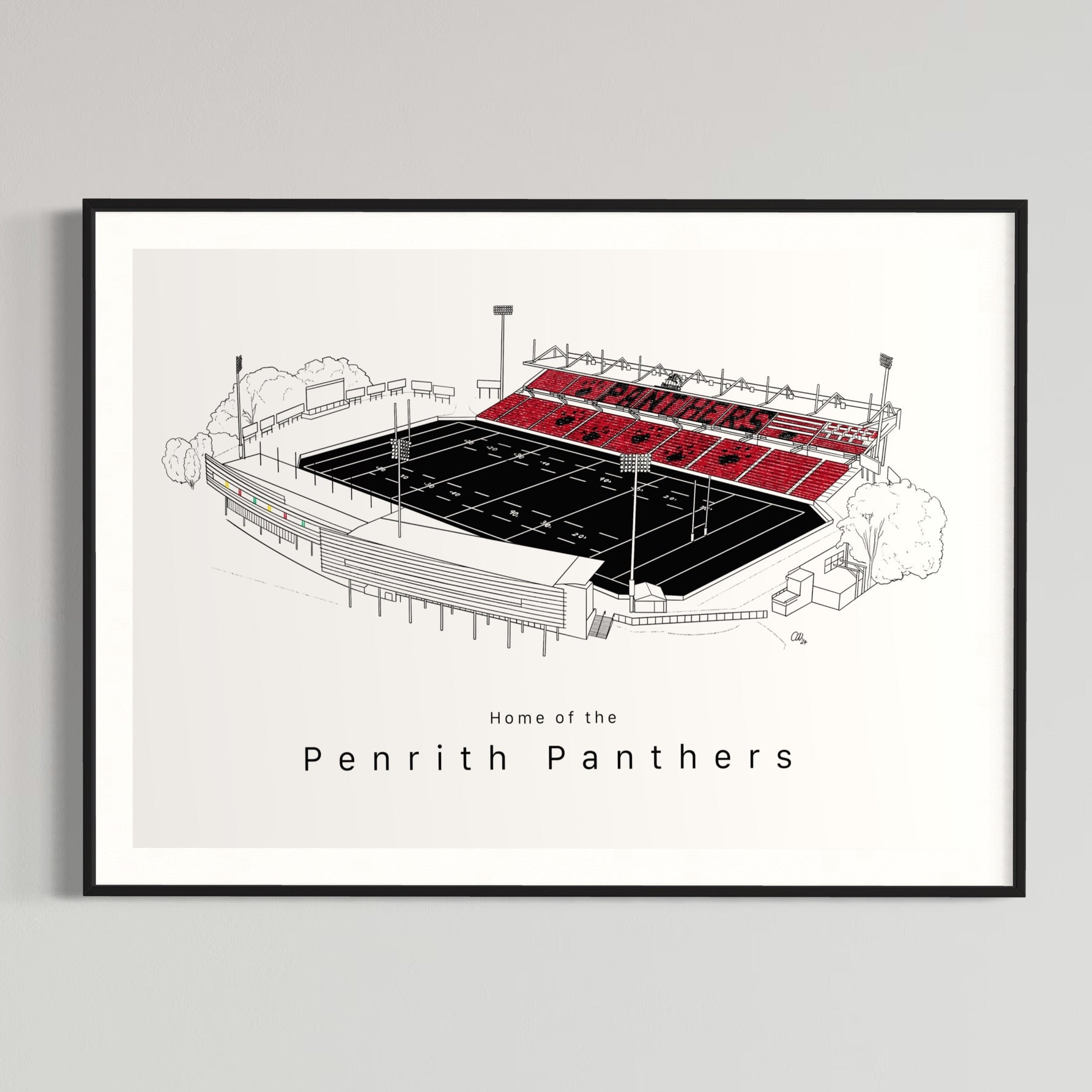 Rugby League Series | Chanelle Wooldridge Art