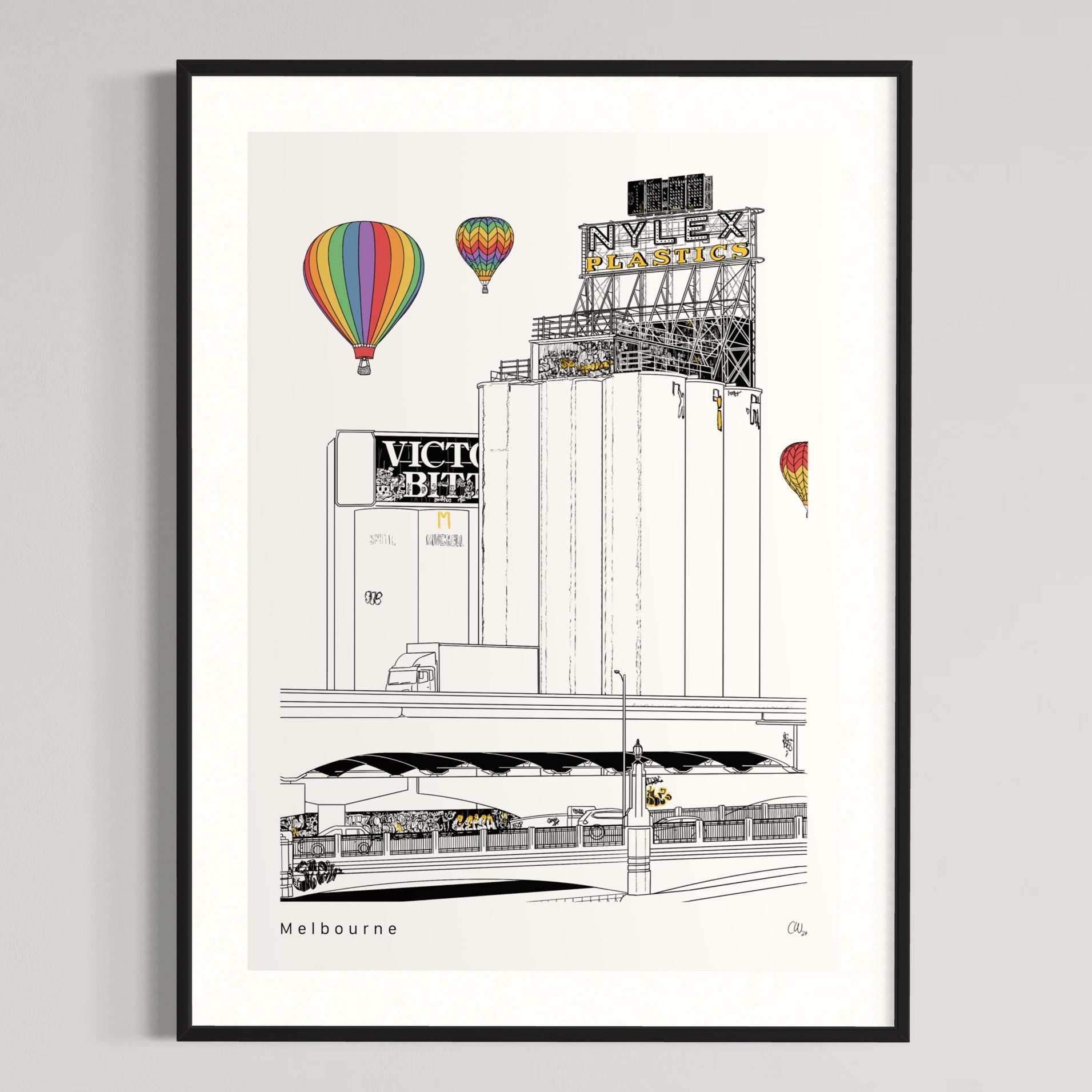 Melbourne Series Print | Chanelle Wooldridge Art