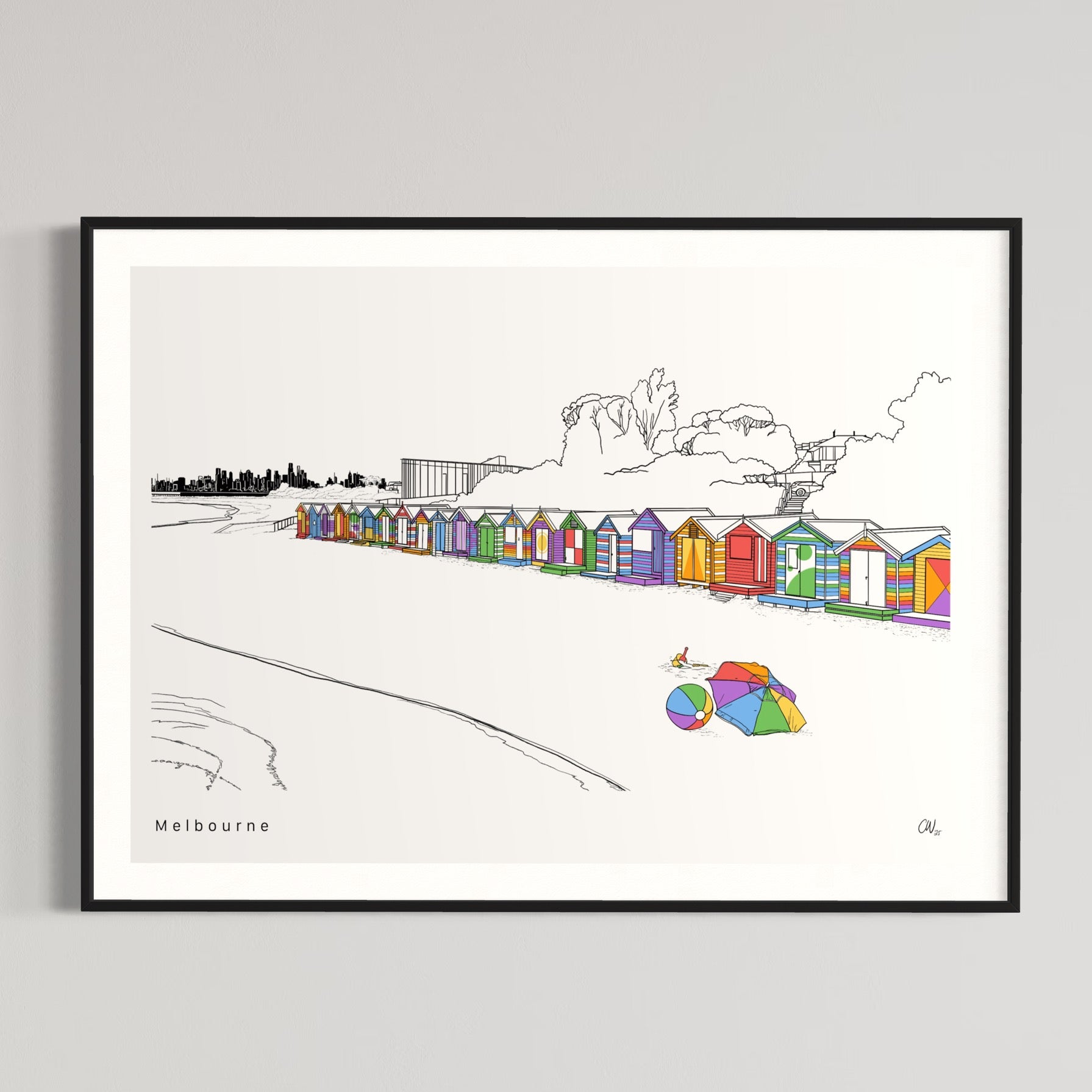Melbourne Series Print | Chanelle Wooldridge Art