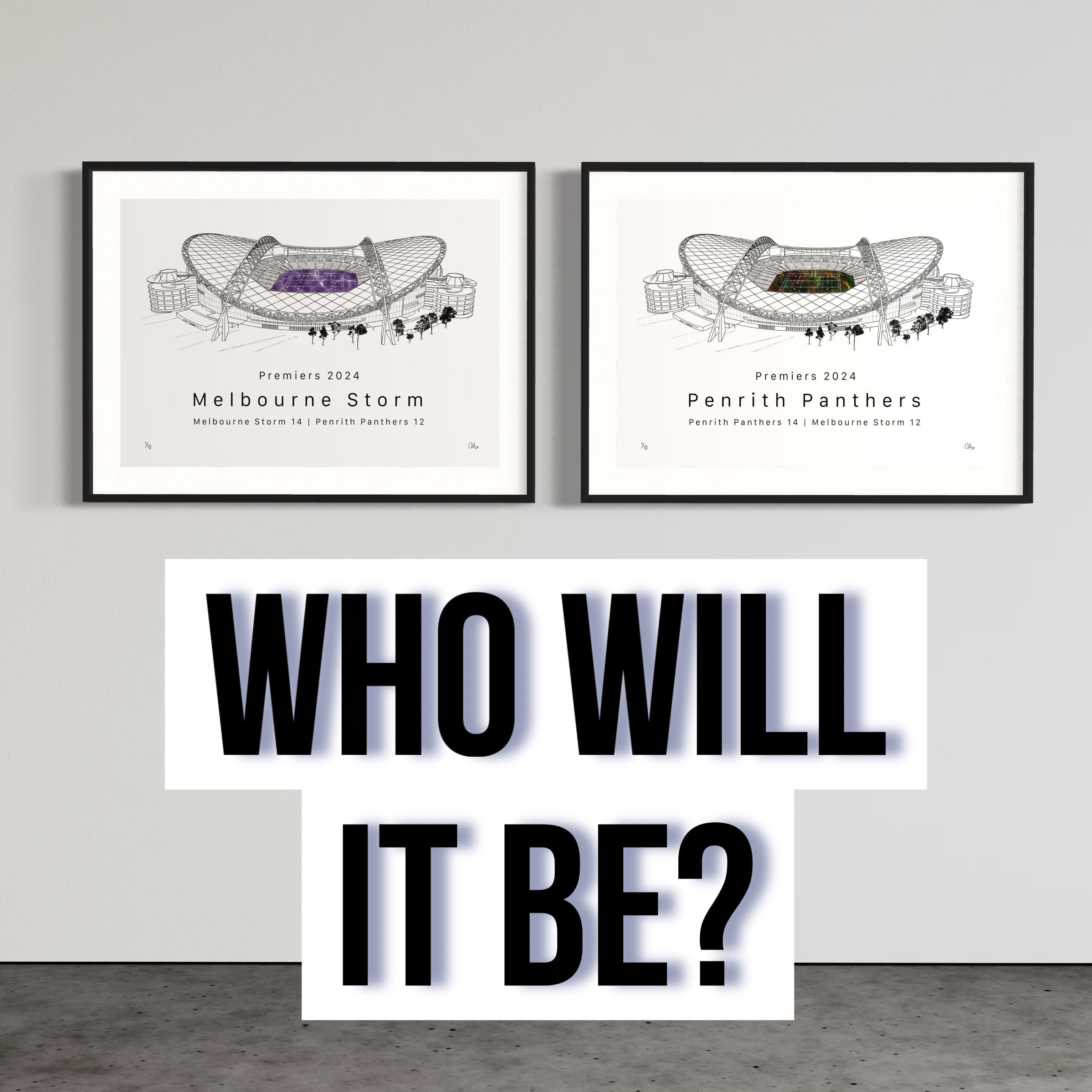 Rugby League Series | Chanelle Wooldridge Art