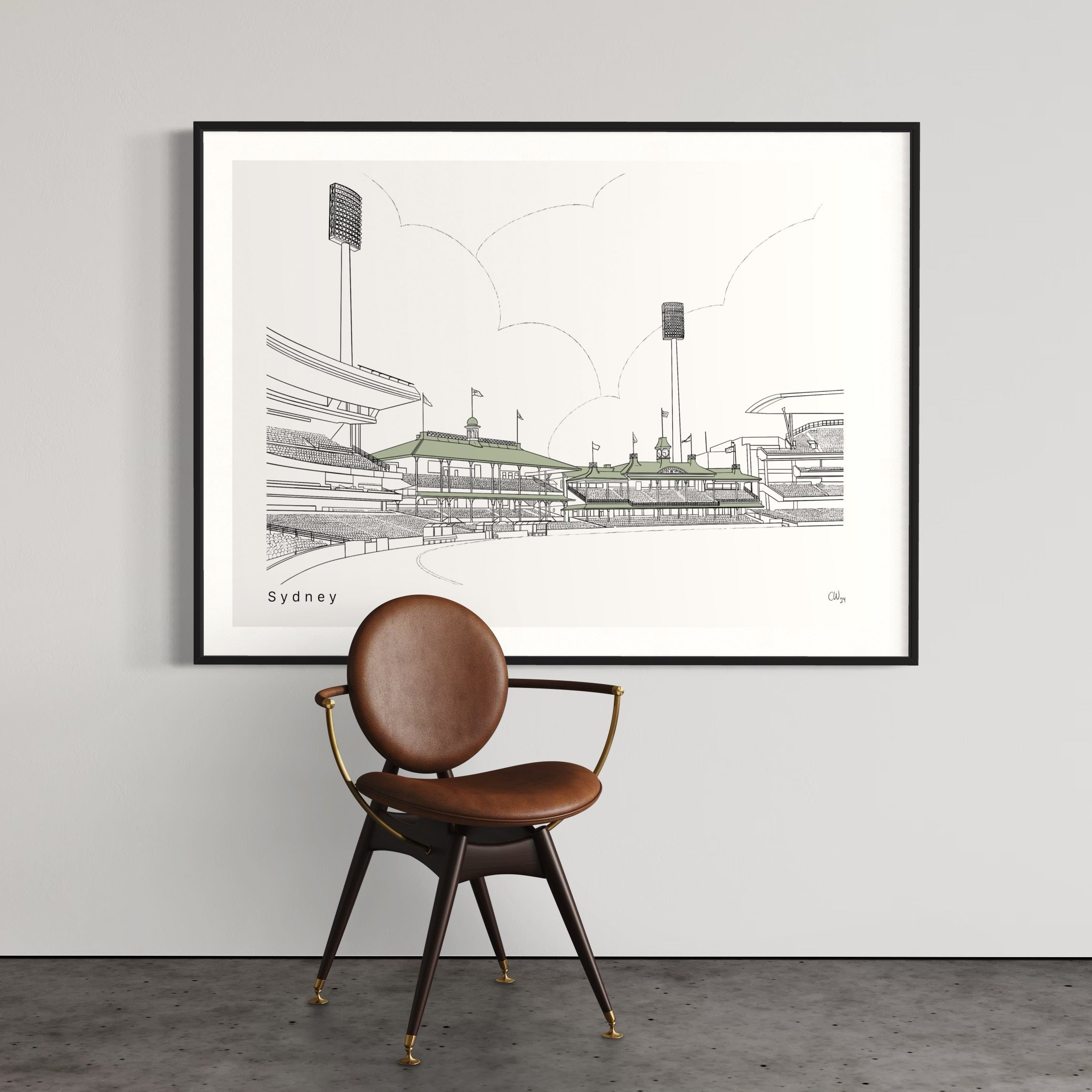 Cricket Series Framed | Chanelle Wooldridge Art